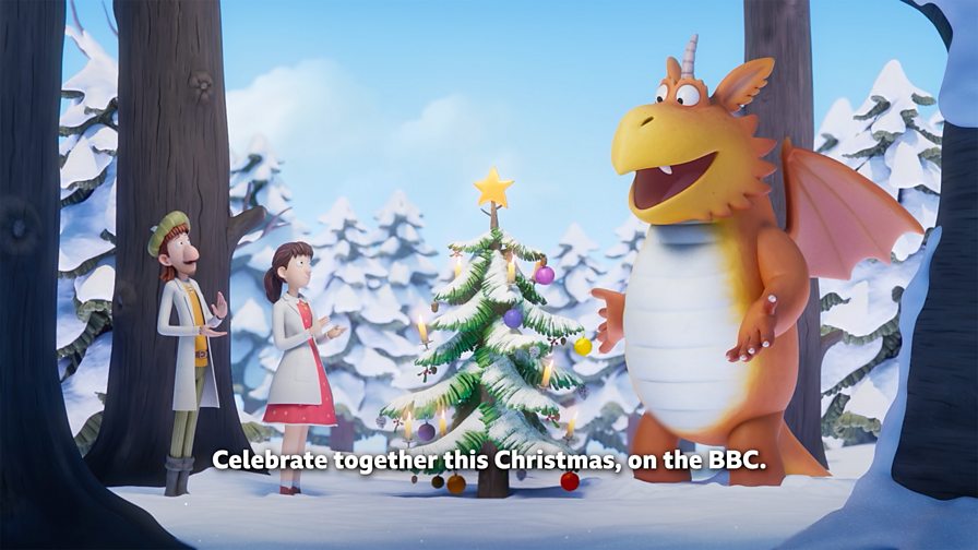 BBC - Media Centre Clips, Christmas 2025 Idents - Zog, Pearl and ...
