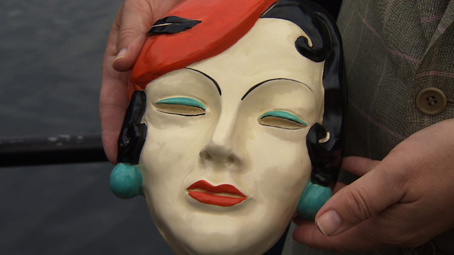 BBC One - Antiques Roadshow - Clarice Cliff Art Deco mask