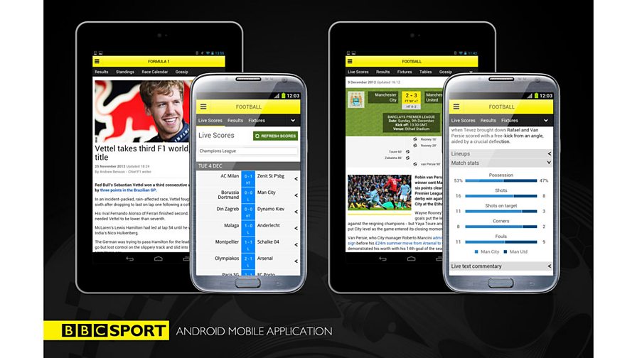 BBC Blogs - Technology + Creativity at the BBC - BBC Sport app launched ...