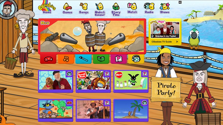 BBC Blogs - CBeebies Grown-ups - Pirate party: Swashbuckle series two ...