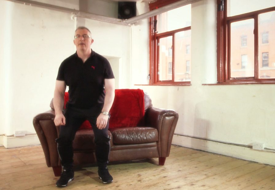 BBC - Make Your Move, Strength - The Sofa Squat Challenge - #MakeYourMove