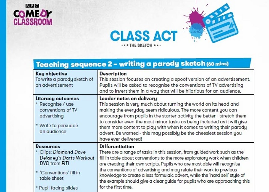 BBC - Comedy Classroom - Welcome to Comedy Classroom for primary schools