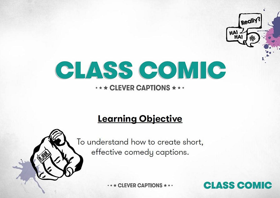 BBC - Comedy Classroom - Welcome to Comedy Classroom for secondary schools