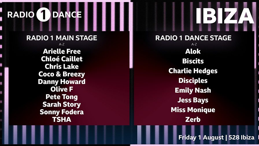 BBC Radio 1 - Radio 1 Dance Weekend - Radio 1 Dance: Ibiza 2025 - Event ...