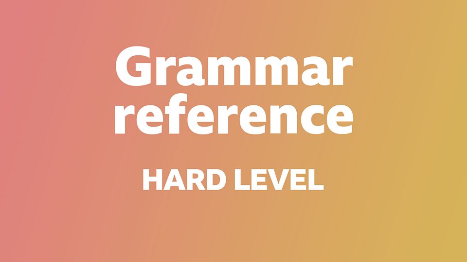 BBC Learning English - Medium Grammar Home - BBC Learning English