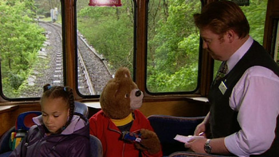 CBeebies - Barnaby Bear, Barnaby on a Steam Train, Travelling through ...