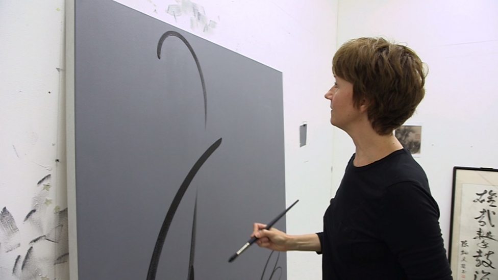 BBC Arts - BBC Arts, Fiona Rae at work