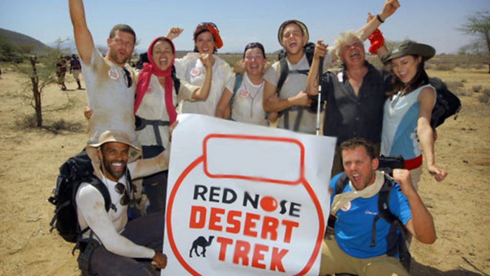 BBC One - Comic Relief, 2011, The Big Red Nose Desert Trek, The Big Red ...