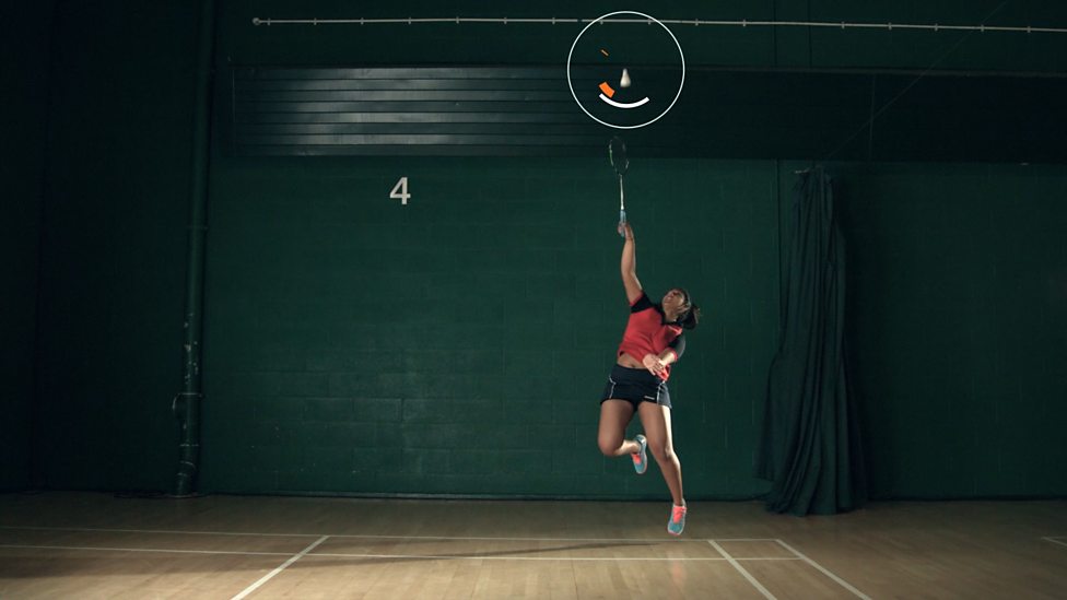The badminton forehand clear Badminton essential skills and techniques GCSE Physical Education Revision WJEC BBC Bitesize