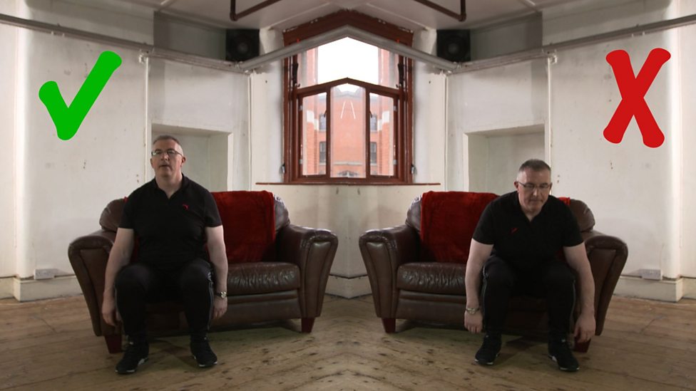 BBC - Make Your Move, Strength - The Sofa Squat Challenge - #MakeYourMove