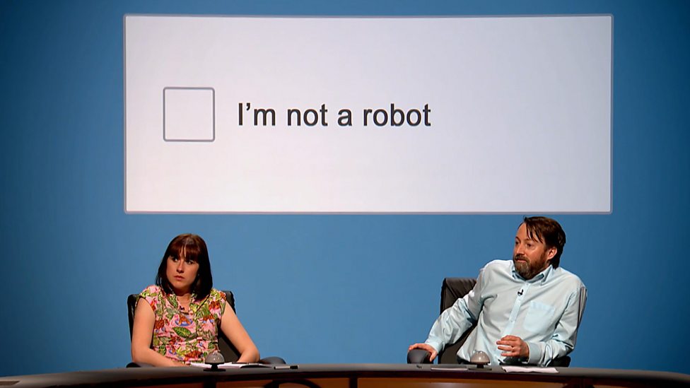 BBC Two - QI, Series R, Ridiculous, Why can't robots tick the 'I'm not ...