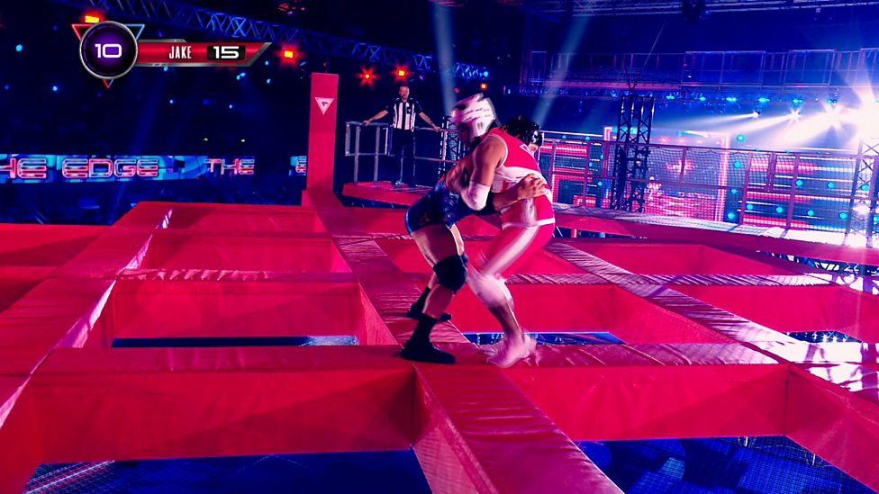 BBC One - Gladiators, Series 1, Episode 2, Around the edge of the Ledge