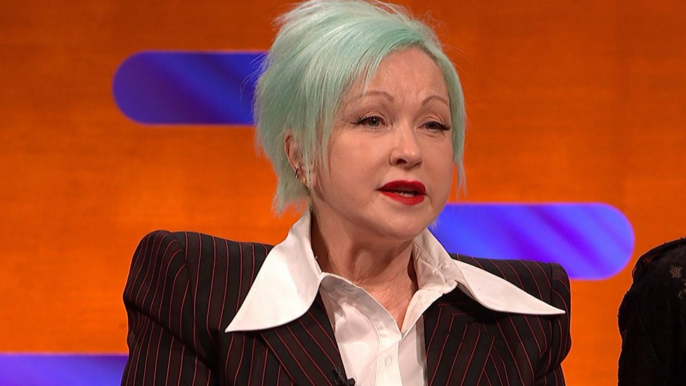 BBC One - The Graham Norton Show, Series 32, Episode 16, How Cyndi Lauper prepares for a gig
