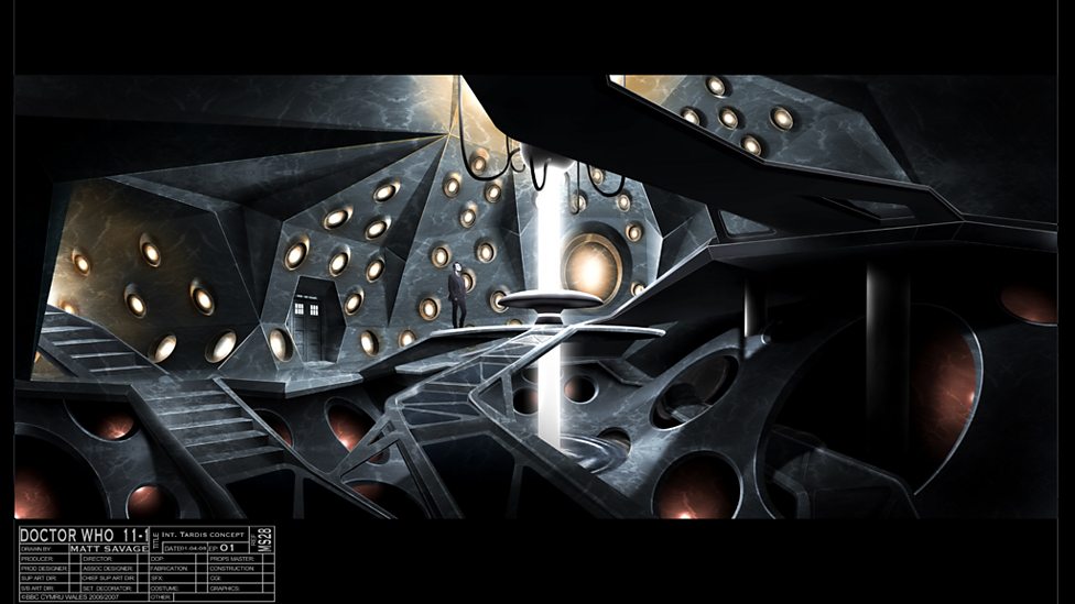 BBC One - Doctor Who (2005–2022), Series 5, The TARDIS: Concept Art ...