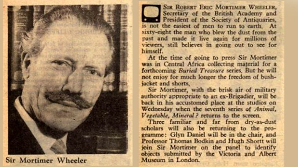 BBC - Buried Treasure, Buried Treasure (1954-1959) - Sir Mortimer ...