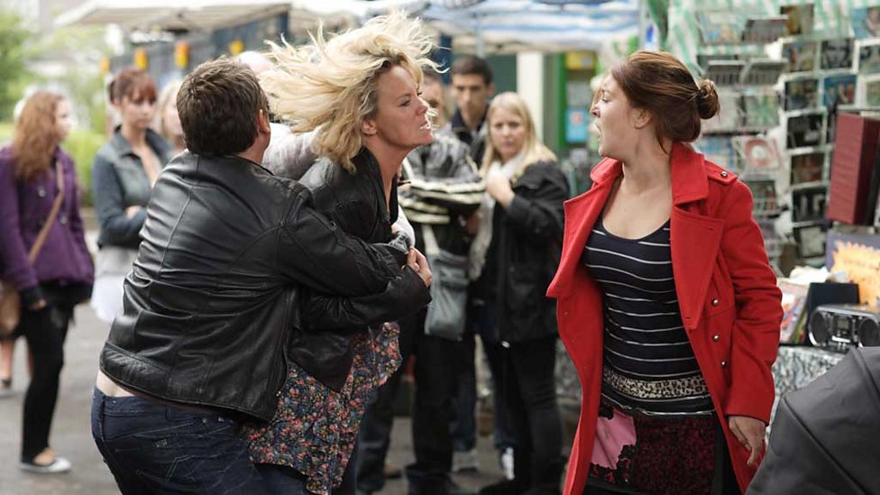 BBC One - EastEnders, Stacey's Story - Cat fight
