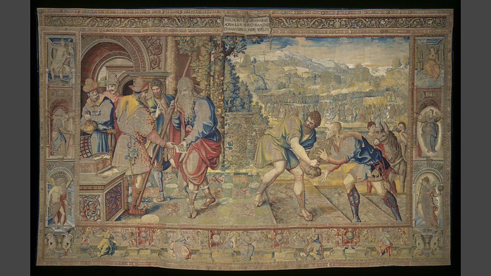 BBC Arts - BBC Arts, The Story of Abraham tapestries at Hampton Court ...