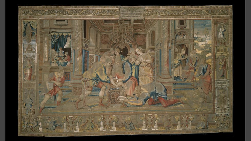 BBC Arts - BBC Arts, The Story of Abraham tapestries at Hampton Court ...