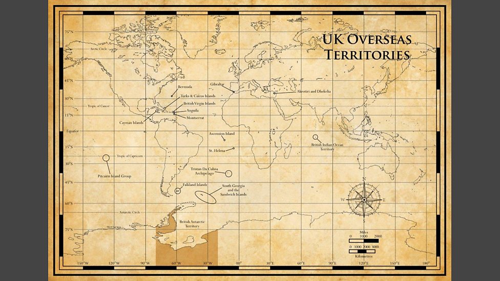 BBC Four - Britain's Treasure Islands, The Maps - UK Overseas Territories