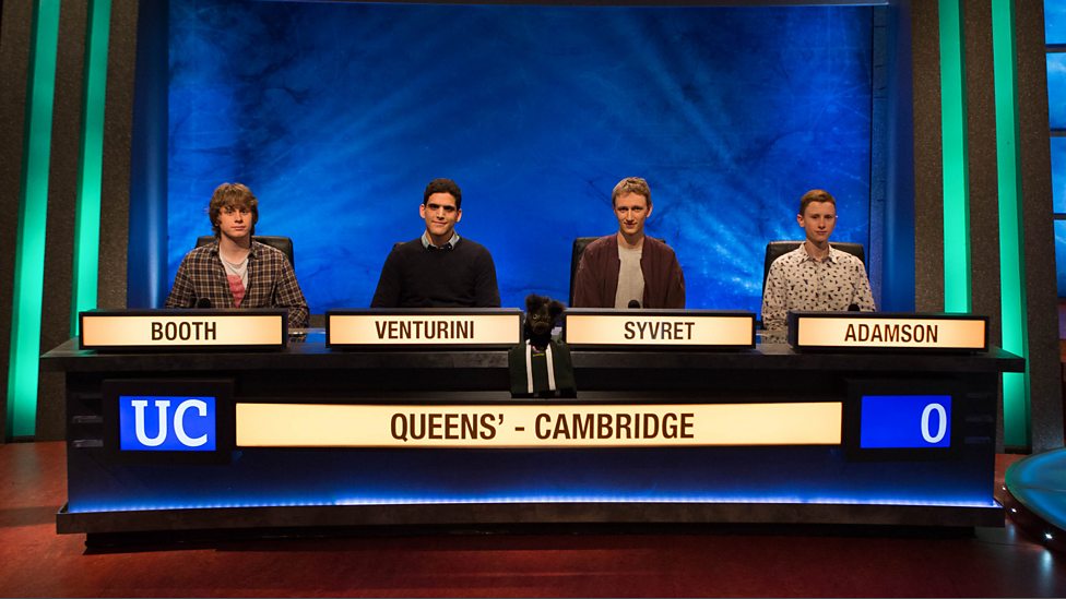 BBC Two - University Challenge, 2016/17, Meet the teams: 2016-2017 ...