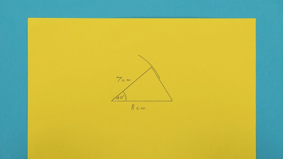 How to construct triangles - BBC Bitesize