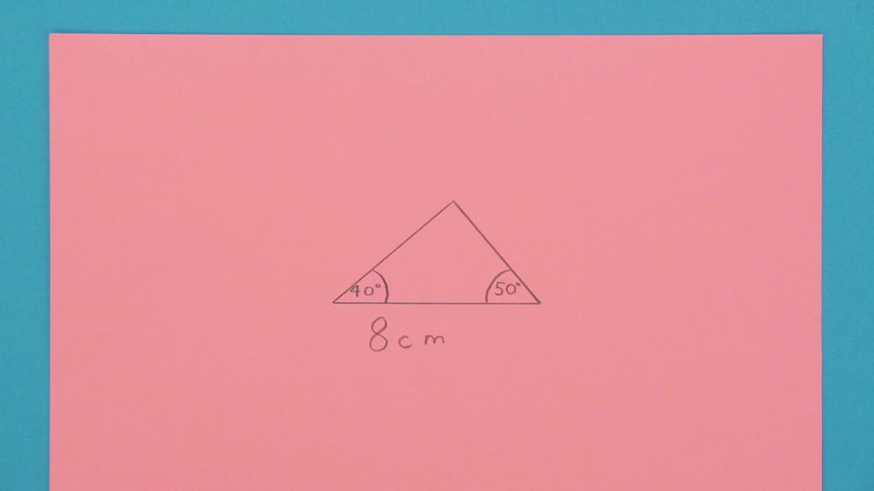 How to construct triangles - BBC Bitesize