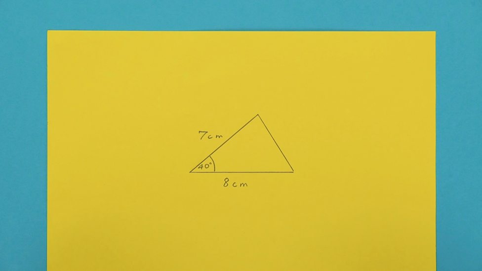How to construct triangles - BBC Bitesize