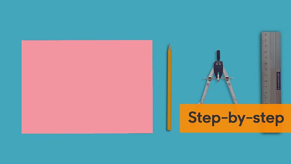 How to draw a regular hexagon, square and triangle - BBC Bitesize