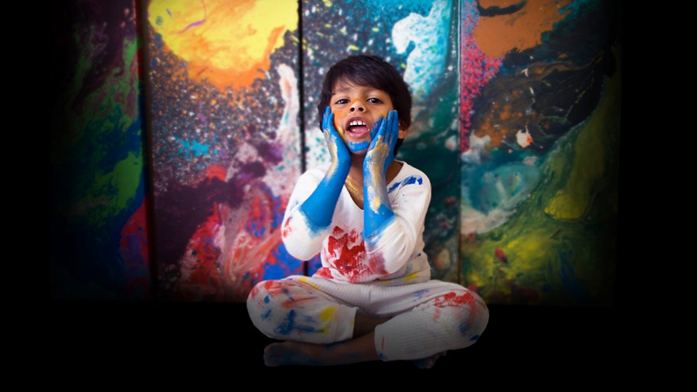 This four-year-old is an amazing artist whose work has sold for £2,000 ...