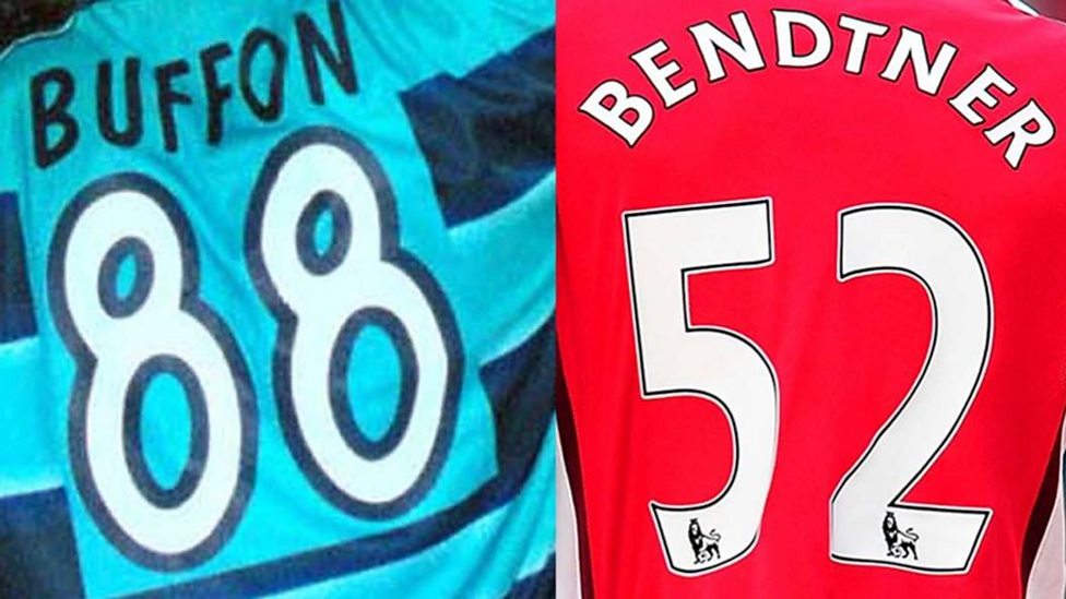 A history of football's strangest shirt numbers - BBC Three