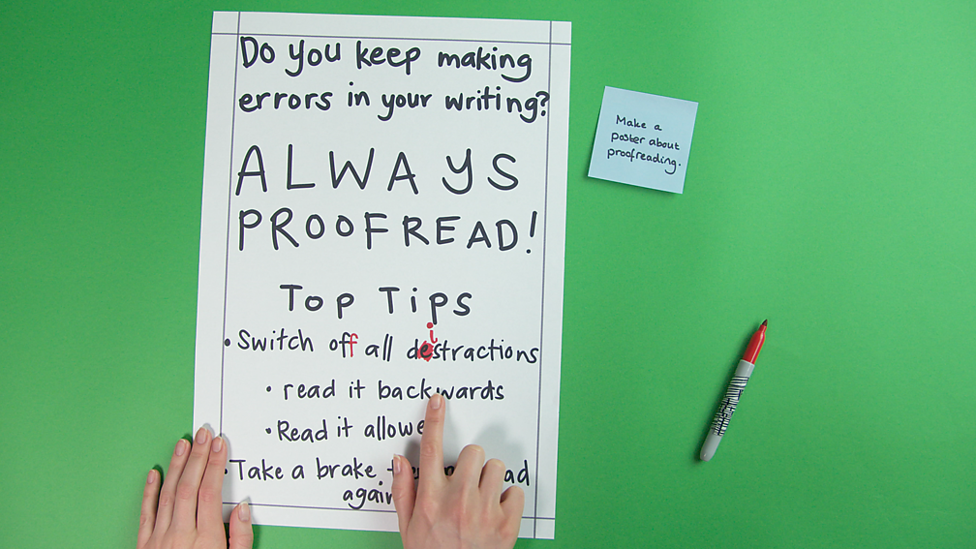 How to proofread - BBC Bitesize