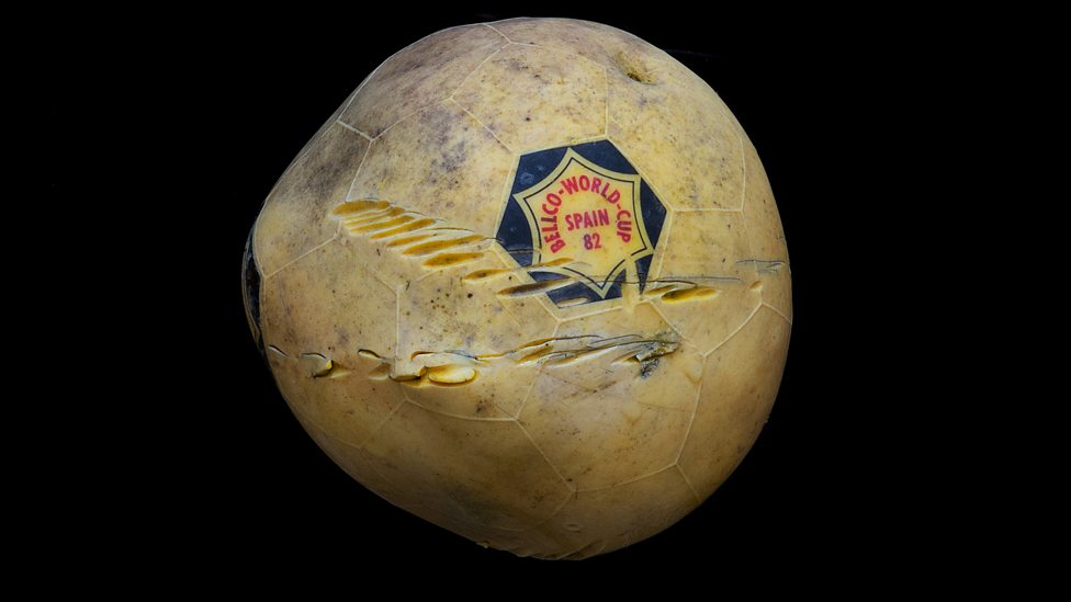 This artist used washed-up footballs to highlight plastic waste - BBC Three