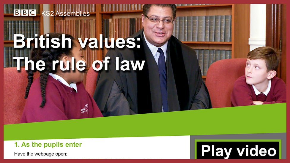British values: The rule of law - BBC Teach