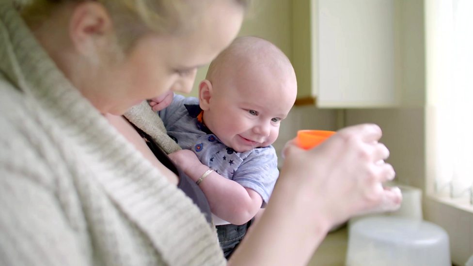 Peekaboo games for baby development - BBC Tiny Happy People