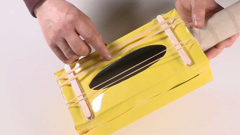 Musical activities: How to make a tissue box guitar for your toddler ...