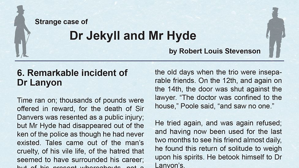 6. Remarkable incident of Dr Lanyon - BBC Teach