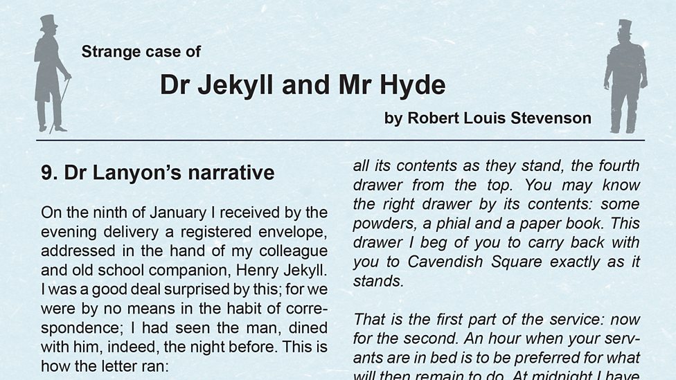 9. Dr Lanyon's narrative - BBC Teach
