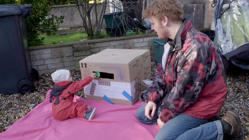 Easy posting games for toddlers: Create your own postbox - BBC Tiny ...