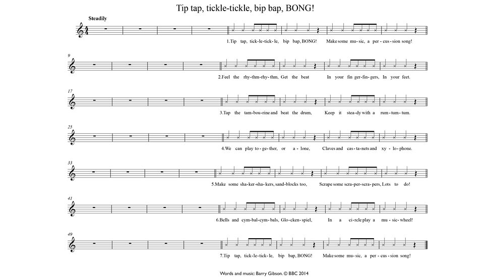 KS1 Music: Instruments Together - 1. Tip tap, tickle-tickle, bip bap ...