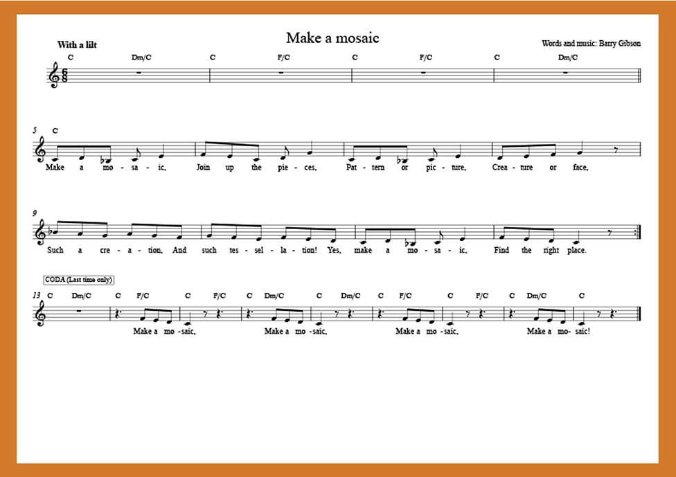 Rocking Romans! Songs. 8: Make a mosaic - BBC Teach