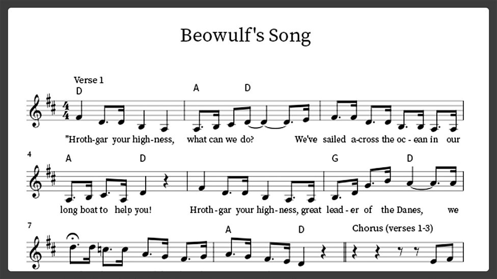 KS2 Music: The Anglo-Saxons. 4: Beowulf - Part two - BBC Bitesize