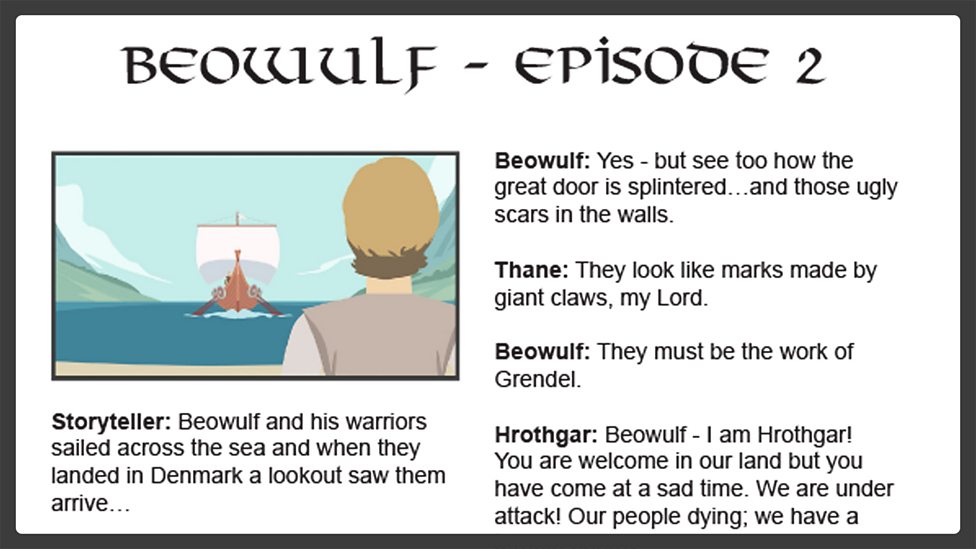 KS2 English. Beowulf - Part 2 - BBC Bitesize