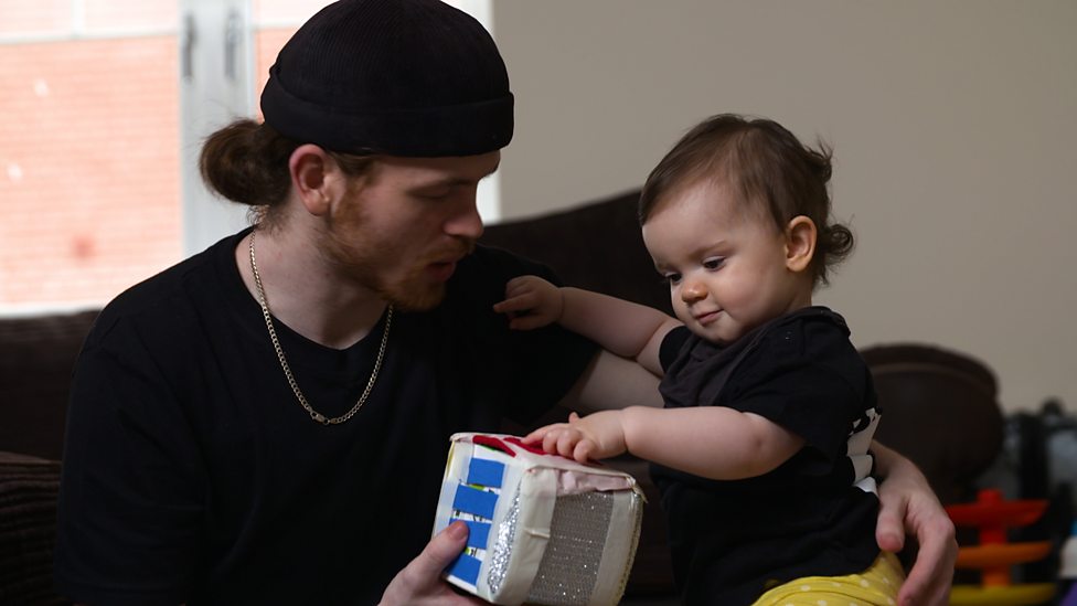 How to make a DIY baby rattle - BBC Tiny Happy People