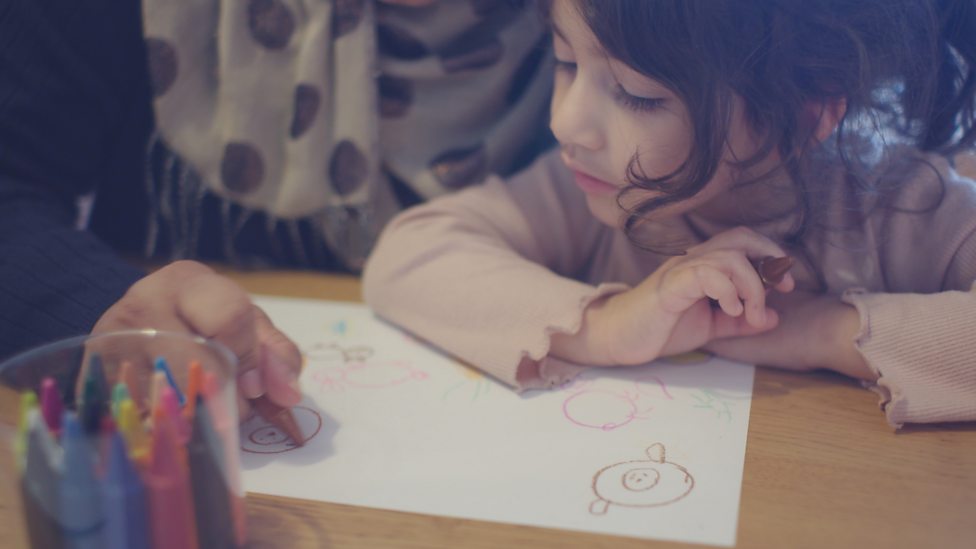 Painting with water - BBC Tiny Happy People