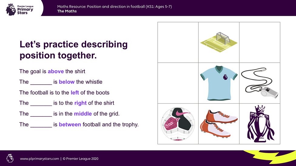 Learn to describe position - Maths - Learning with BBC Bitesize