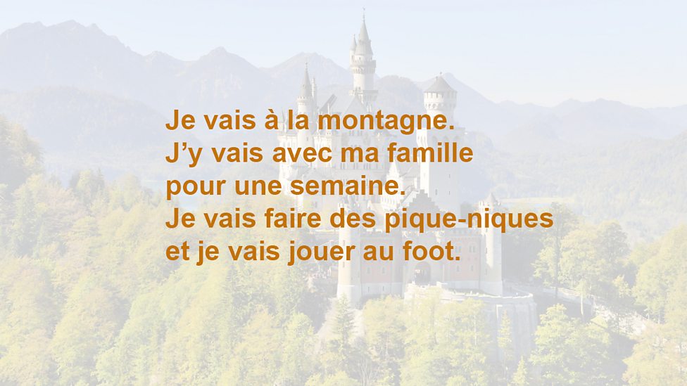 Holidays – 3rd level French – BBC Bitesize