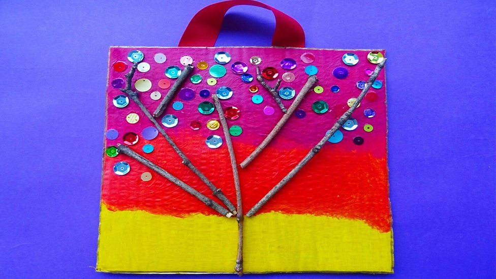 How to turn a walk in the park into a colourful craft activity - BBC ...