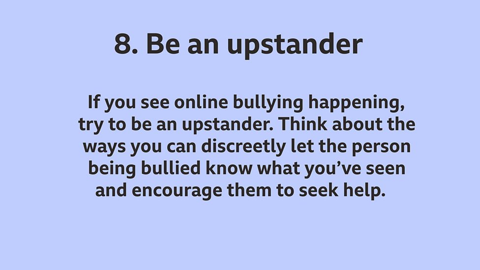 How to deal with cyber-bullying - BBC Bitesize