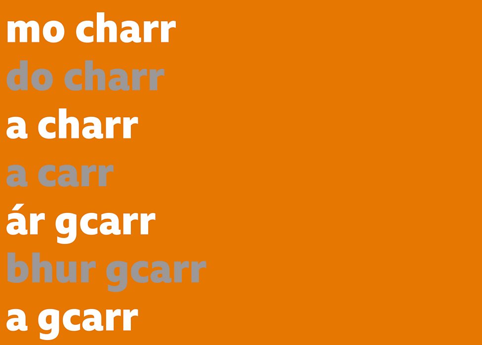 Grammar - KS3 Irish – Learners - BBC Bitesize