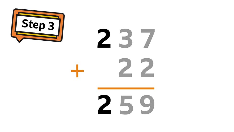 Add 3-digit and 2-digit numbers - Maths - Learning with BBC Bitesize